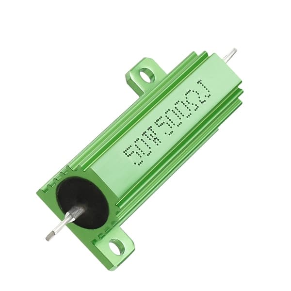 50W 500 Ohm Aluminium Housing Chassis Mount Wirewound Power Resistor ...