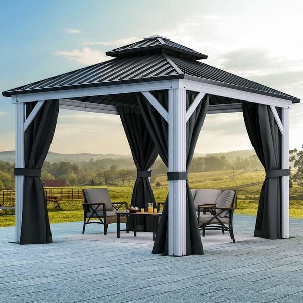 Outdoor Metal Canopy Gazebo - Bed Bath & Beyond - 39680979