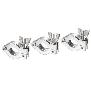 KF-16 Vacuum Clamp, 3 Pack Hose Clamp with Wing Nut for Ferrule, Silver ...