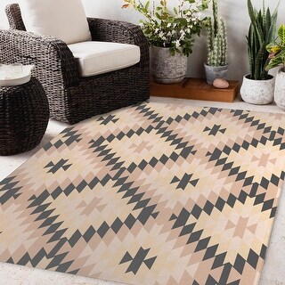 SAN PEDRO TAN GREY Outdoor Rug By Becky Bailey - Bed Bath & Beyond ...