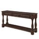 Modern Wood Console Table with 3 Drawers and Bottom Shelf, Living Room ...