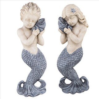 Design Toscano Sounds of the Sea Mermaid Wall Sculptures - Bed Bath ...