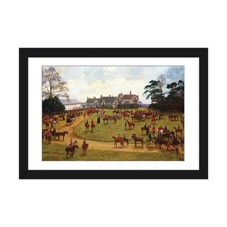 iCanvas "The Cheshire Hunt - the Meet at Calveley Hall " by George ...