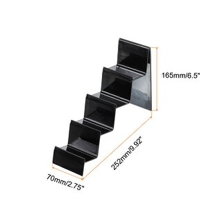 Acrylic Wallet Display Stand Holder Rack Black 5.51x10.04x7.87 Inch ...