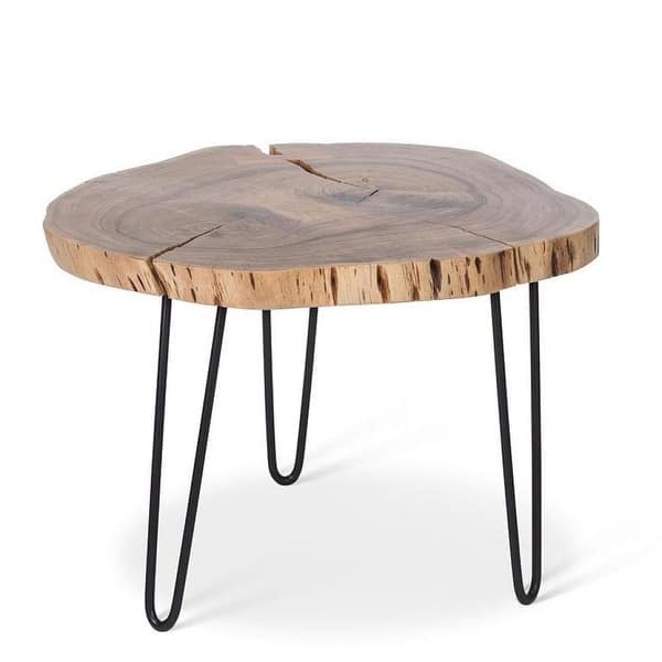 Tree Stump Pin Leg Side Table - Bed Bath & Beyond - 39307666
