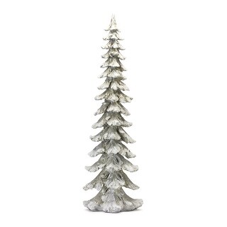 3' Silver Christmas Tree Tabletop Decoration - Bed Bath & Beyond - 38146839
