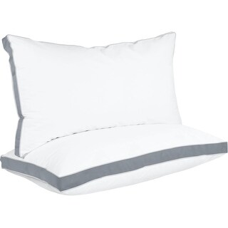 Set of 2 Gusseted Cooling Bed Pillows - Bed Bath & Beyond - 42546560