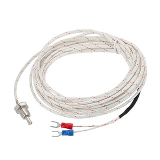 K Type Temperature Sensor M10 Thermocouple 16ft 0 to 800°C(32 to 1472°F ...