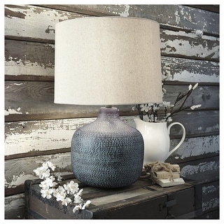 Malthace 24 Inch Metal Table Lamp - Patina - Bed Bath & Beyond - 25722132
