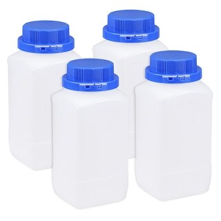 Plastic Lab Reagent Bottle 1000ml Sample Sealing Liquid Container 4pcs ...