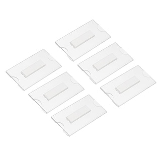2.93x1.56inch Name Tags Kit,6pcs Acrylic Name Badge Holders,Clear Label ...