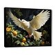 Designart "Graceful Dove" Dove Framed Wall Decor - Bed Bath & Beyond ...