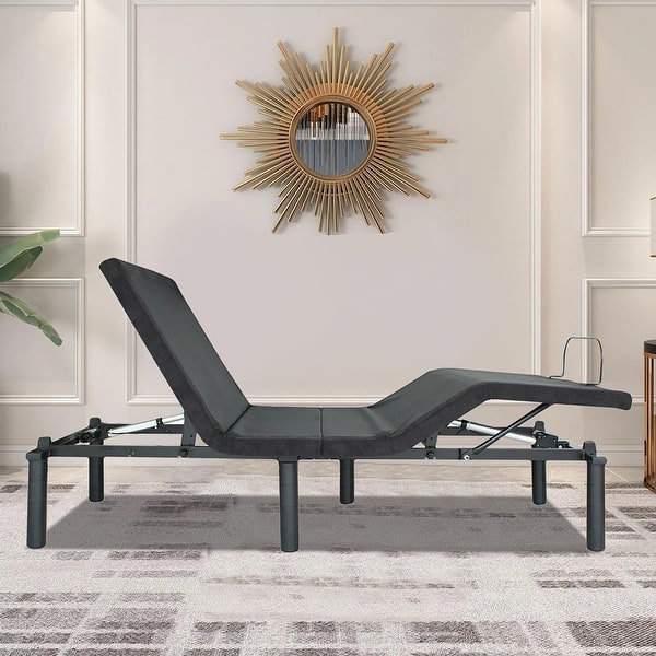 Adjustable Bed Base Electric Bed Frame with Remote Control Folding ...