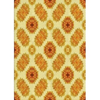 Ahgly Company Machine Washable Transitional Neon Orange Area Rugs - Bed ...