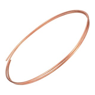 Copper Tube, 6.56Ft Refrigeration Tubing Coil Seamless Round Pipe - Bed ...