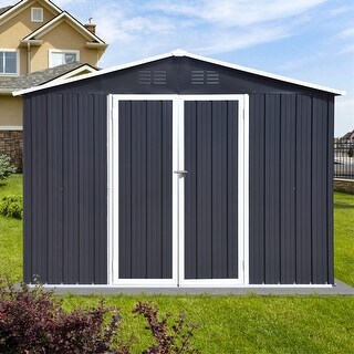 Dark-grey Garden Sheds Outdoor Storage - Bed Bath & Beyond - 37532148