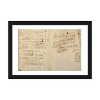 iCanvas "Scientific diagrams, from the 'Codex Leicester', 1508-12 " by ...