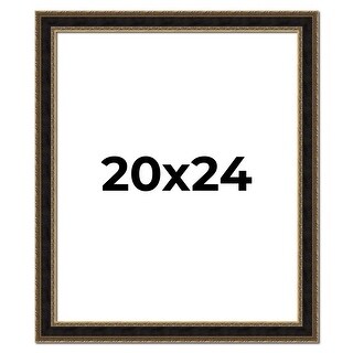 20x24 Frame Gold Antique Vintage Sold Wood Picture Frame | 1.75 Inch ...