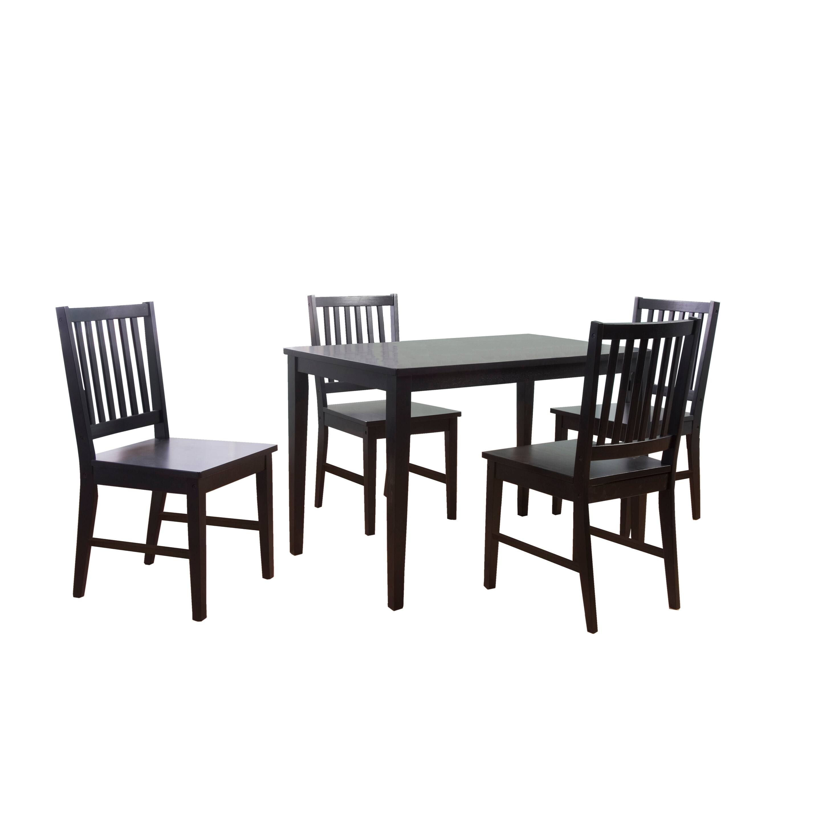 Simple Living Solid Wood Slat Back Dining Chairs Set Of 4 Bed Bath
