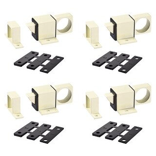 Door Bolt Latch, Security Auto Spring Bounce Lock, 4 Pcs Beige - Bed ...