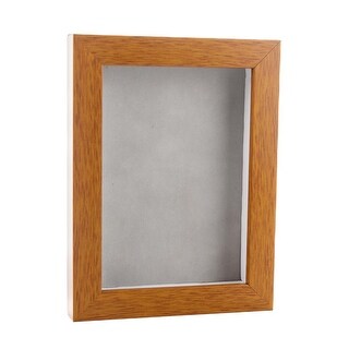 18x24 Shadow Box Frame Light Brown Wood | 3/4" Usable Display Depth ...