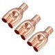 3pc Tee Y Type Copper Fitting Welding Joint Split Union Intersection 5/ ...