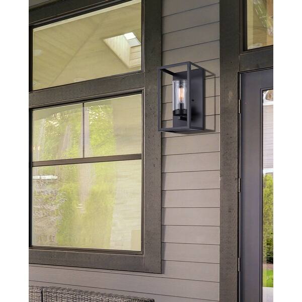 Kace 1 Light Outdoor Wall Mounted Fixture - Bed Bath & Beyond - 36721304