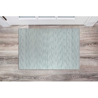 RIDGE LIGHT BLUE Doormat By Kavka Designs - Bed Bath & Beyond - 33356636