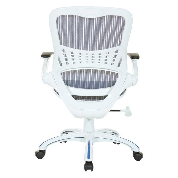 OS Home and Office Furniture Model Riley Office Chair with Blue Mesh ...
