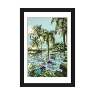 iCanvas "Pineapple Pool" by Edurne Andono PFA - Bed Bath & Beyond ...