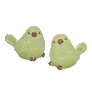Irredescent Ceramic Bird Figurine (Set of 6) - Bed Bath & Beyond - 38290894