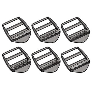 Metal Ladder Buckle Slider Tri-Glider, 6pcs 25mm Inner Size, Gun-black ...