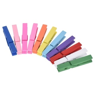 Colored Clothespins, 30 Pack Colorful Wooden Clothes Clips for Hanging ...