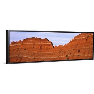 "Palo Duro Canyon State Park TX " Black Float Frame Canvas Art - Bed ...