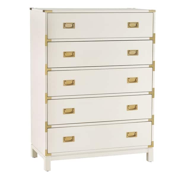 Kedric 5-Drawer Gold Accent Chest by iNSPIRE Q Bold - On Sale - Bed ...