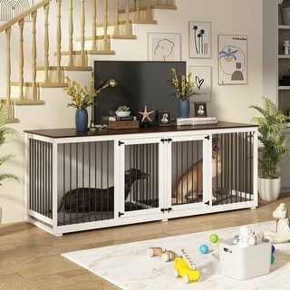 Multipurpose Heavy-Duty Pet Haven Designer Crate for Large Medium Dogs ...