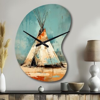 Turquoise Beige Native Tipi Whispers Of Spirit - Native American Art ...
