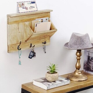 Java Rustic Wooden Wall Rack - Bed Bath & Beyond - 32534795