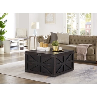 Cherry Lift Top Coffee Table Square Cocktail Tables Center Table with ...