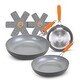 MasterChef MC3012 5 Pieces Champions Fry Pan Set Gray - Bed Bath ...