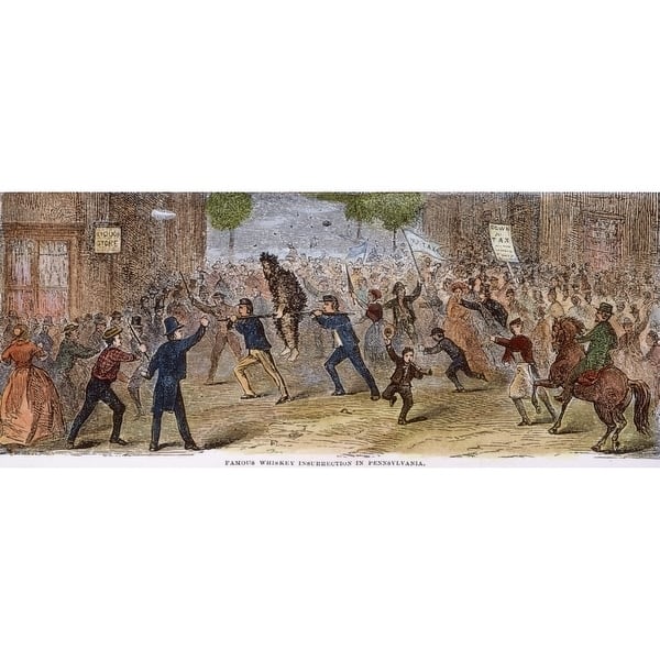 Penn. Tar And Feather 1794. /Nthe Tarring And Feathering Of A Tax ...