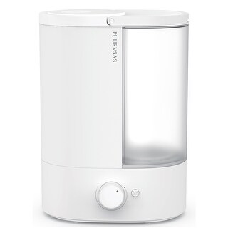 Homasy Cool Mist Humidifiers 1.1gal Air Humidifier with Warm Light ...