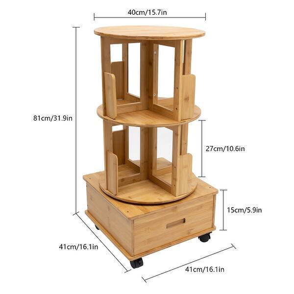Multi Storage Table Removable Swivel Side Table - Bed Bath & Beyond ...