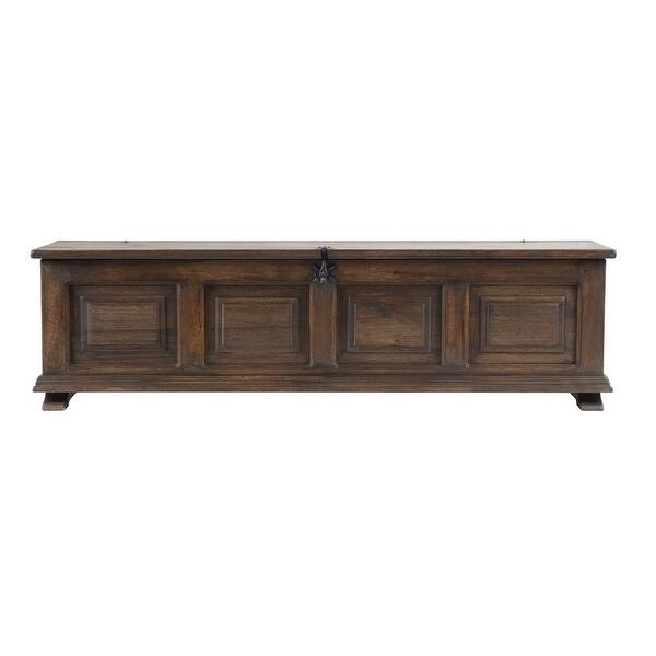 Handmade Solid Reclaimed Barn Wood & Wrought Iron Hardware Trunk for ...