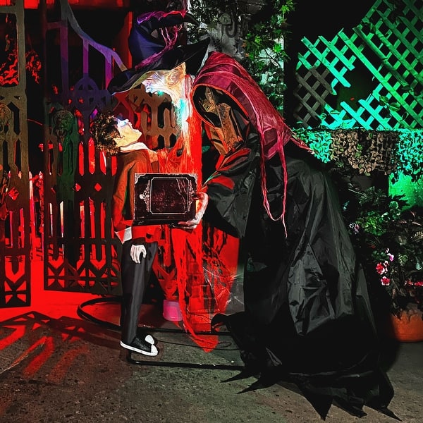 Haunted Hill Farm Haunted Hill Farm 7 ft. Motion-Sensor Soul Harvester ...