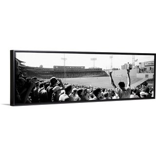 "Fenway Park Boston Massachusetts" Black Float Frame Canvas Art - Bed ...
