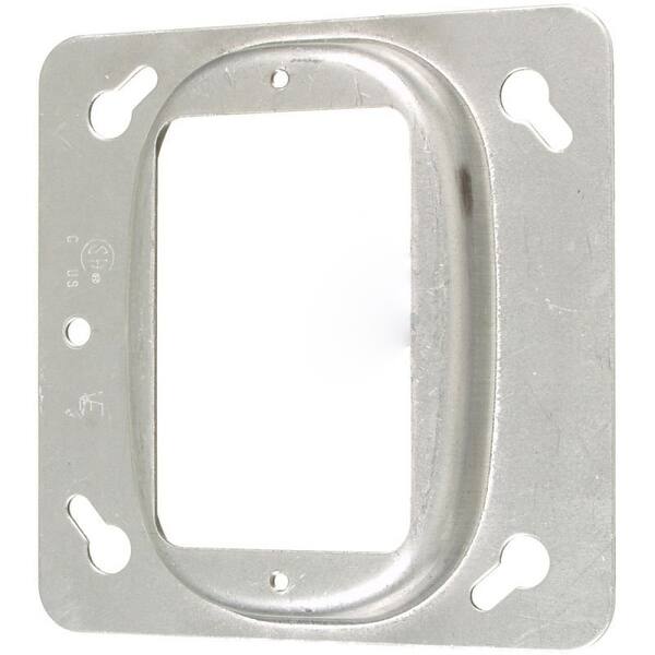 4 in.Square Galvanized Steel Box Cover in Galvanized Steel American ...