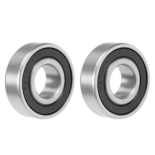 6203-2RS Deep Groove Ball Bearing 17x40x12mm Double Sealed GCr15 Bearings 2pcs - 2 Pack - 6203 ...