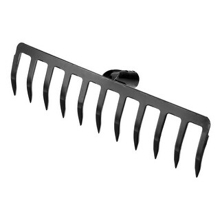 11 Teeth Garden Rake Head, Manganese Steel for Garden without Handle ...