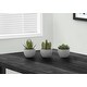 Artificial Plant, 6" Tall, Succulent, Indoor, Faux, Fake, Table ...